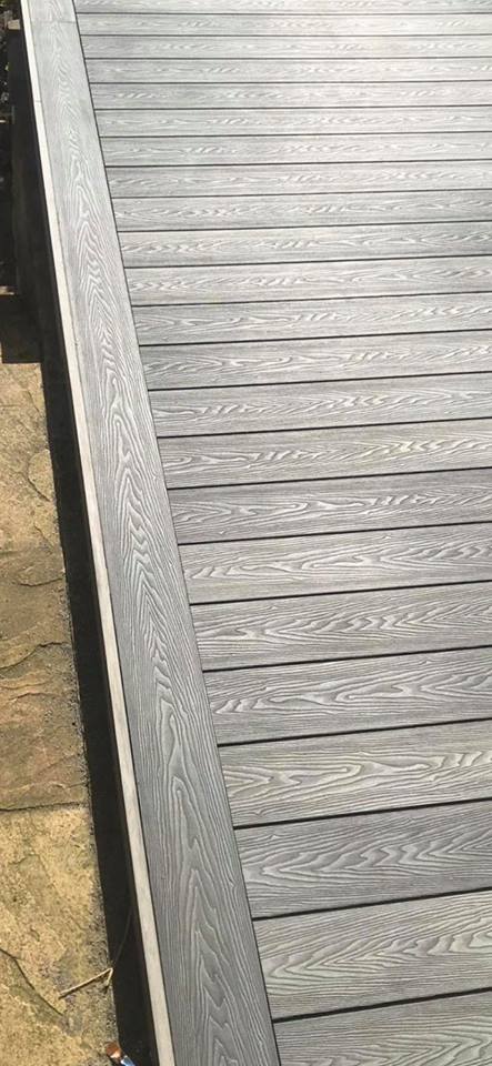 Antislip 140 X 25 3d Wall Cladding Panels Deep Embossed Plastic Wood ...