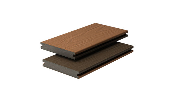2200mm Co Extrusion Waterproof Solid WPC Wood Plastic Composite Decking
